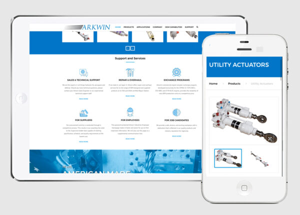 Arkwin Industries Website - YellowDog Productions